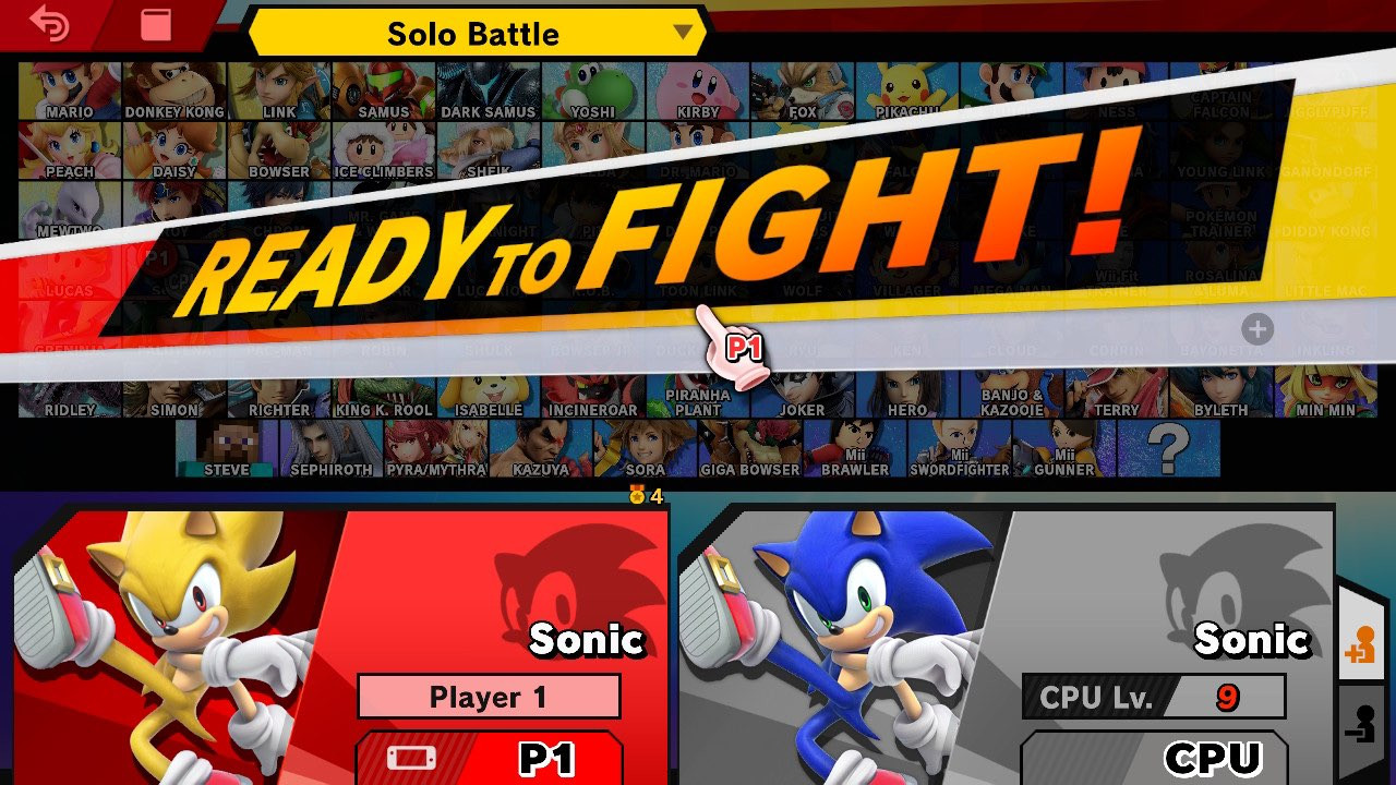 Super Sonic Alternate UI Mod for Super Smash Bros. Ultimate | SSBU Mods