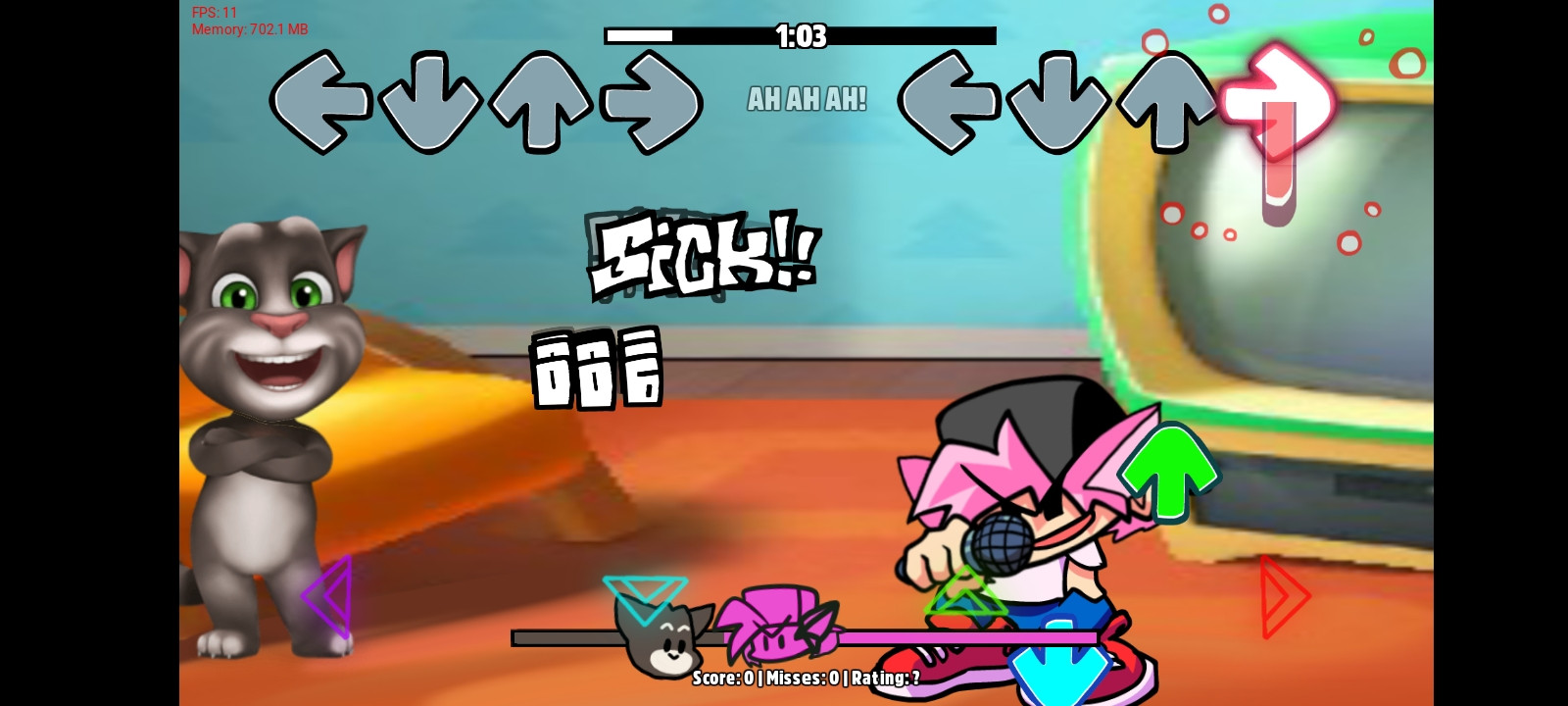 fnf vs. talking tom (joke mod) Mod for Friday Night Funkin' | FNF Mods