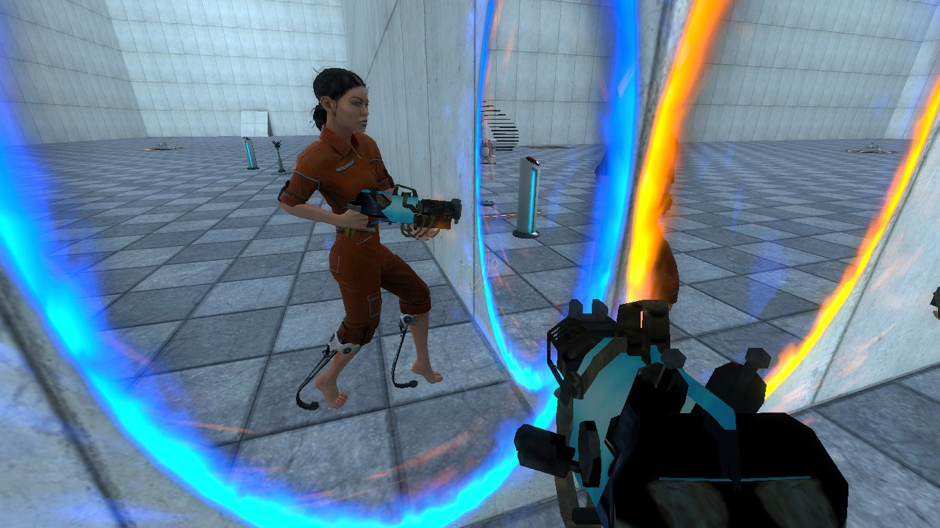 Early Beta 2005 Portal Gun [Animated + Fixed UVs] Mod for Portal | PRTL Mods