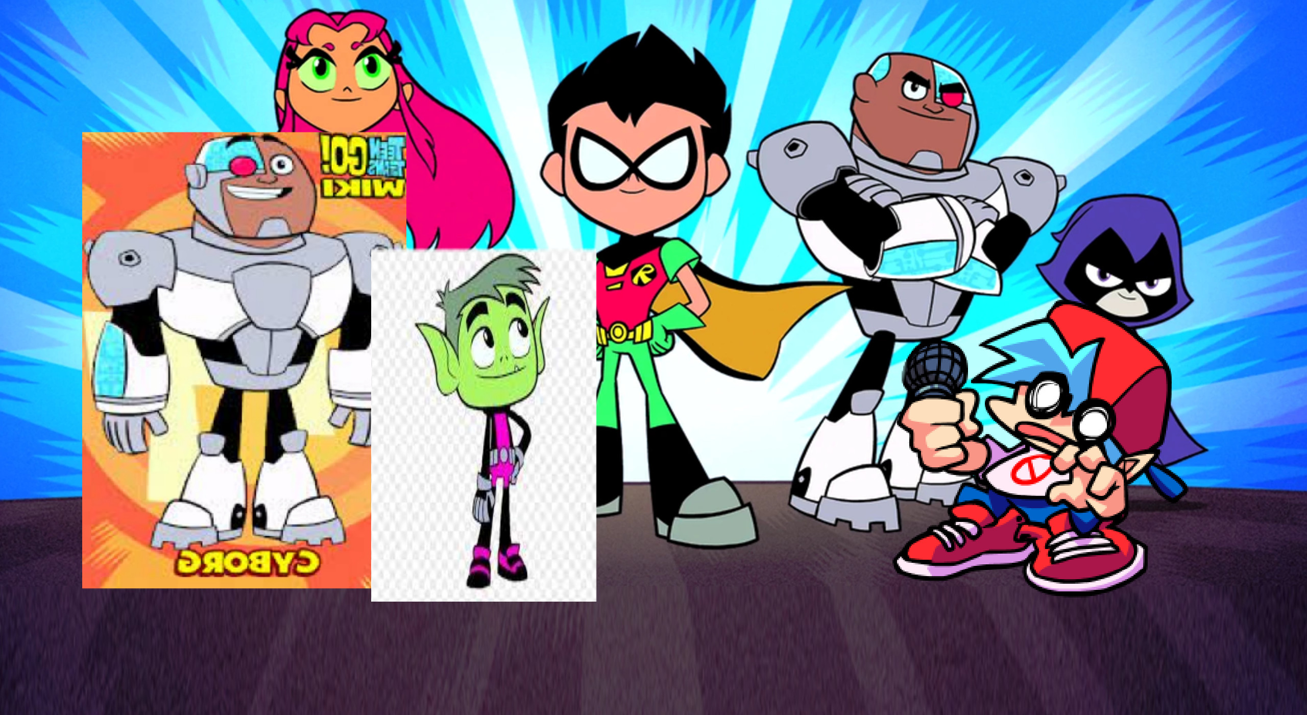 FNF VS Teen Titans Go Meme Mod Nintendo Switch Mod for Friday Night Funkin' | FNF Mods