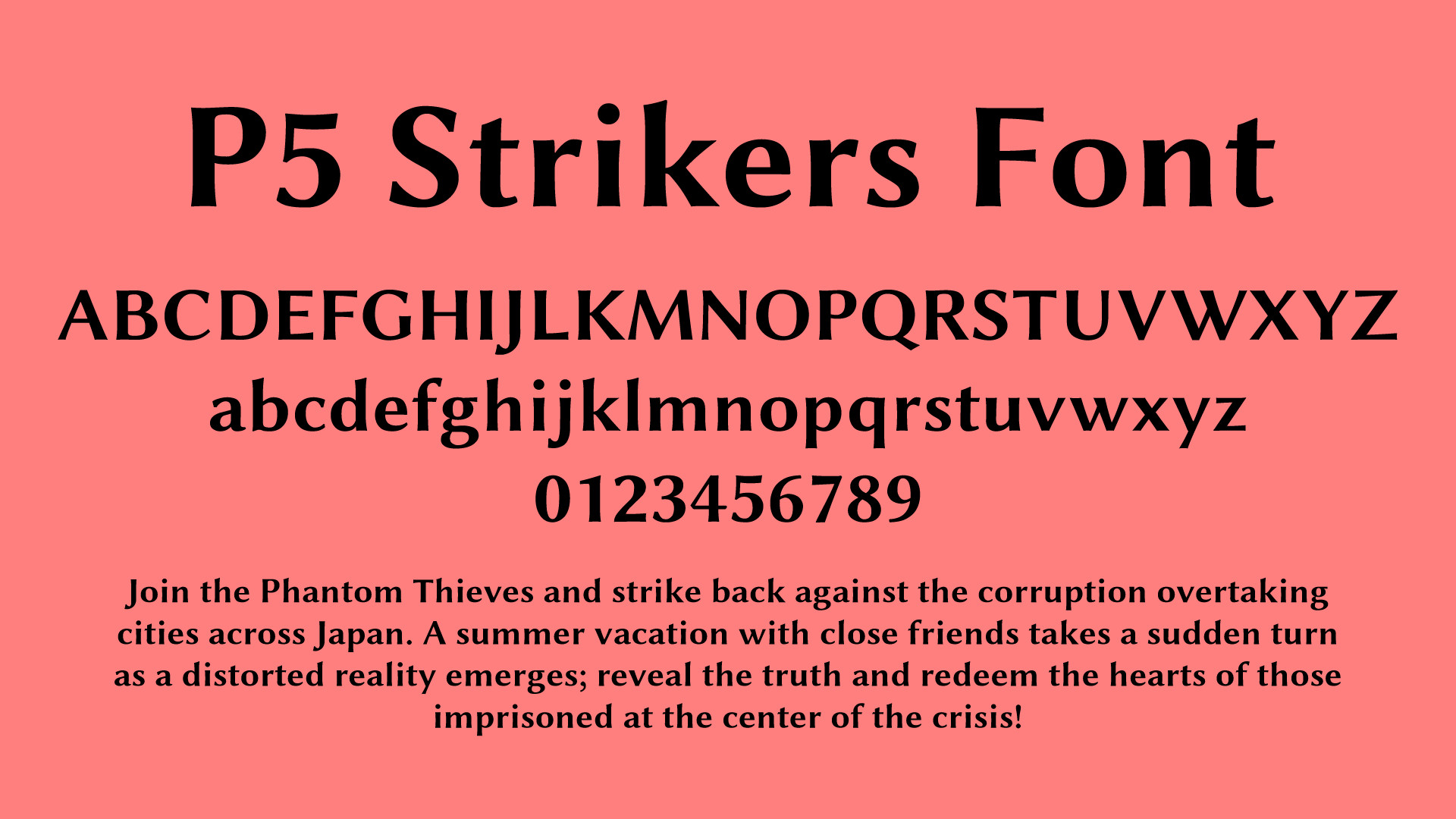 P5 Strikers Font Mod for Persona 4 Golden PC (32 Bit) | P4G PC 32 Mods