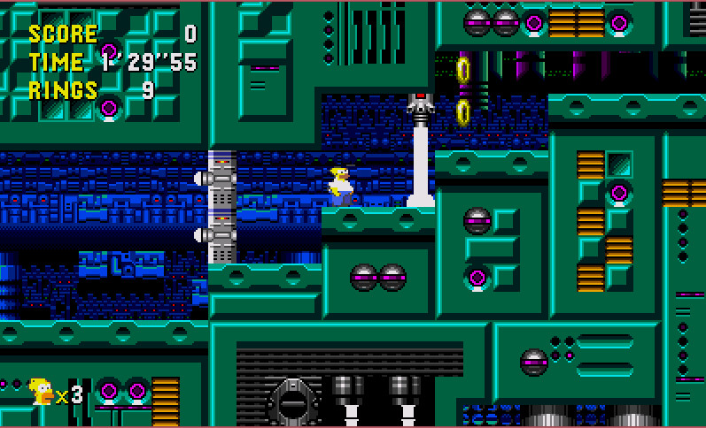 Homer CD Mod for Sonic CD (2011) | SCD Mods