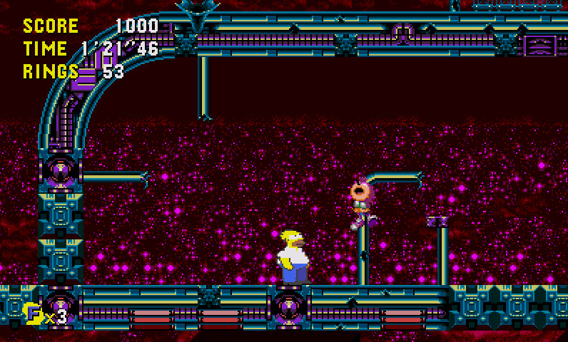 Homer CD Mod for Sonic CD (2011) | SCD Mods
