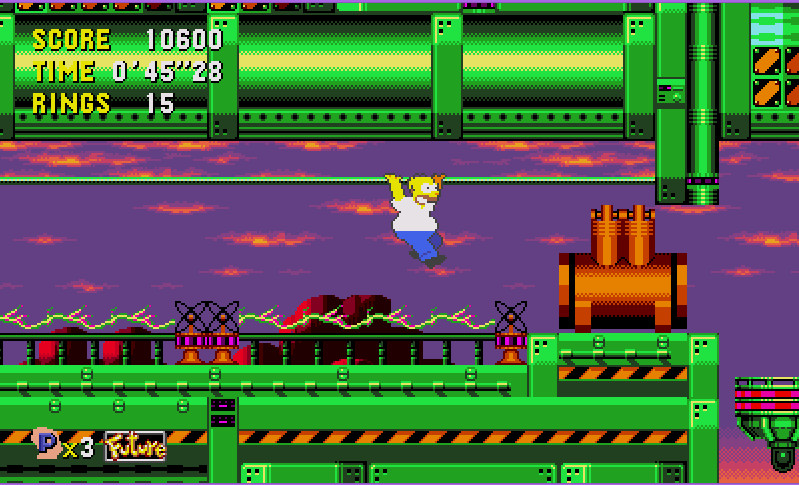 Homer CD Mod for Sonic CD (2011) | SCD Mods