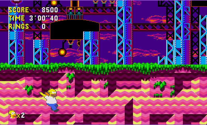 Homer CD Mod for Sonic CD (2011) | SCD Mods