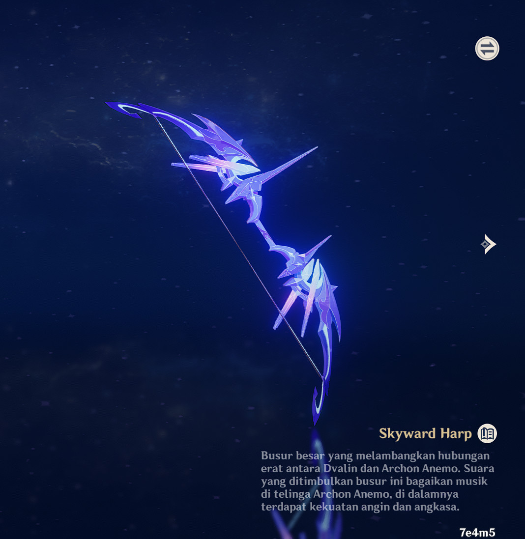 Skyward Harp as Polar Star (Boss Version) Mod for Genshin Impact | GI Mods