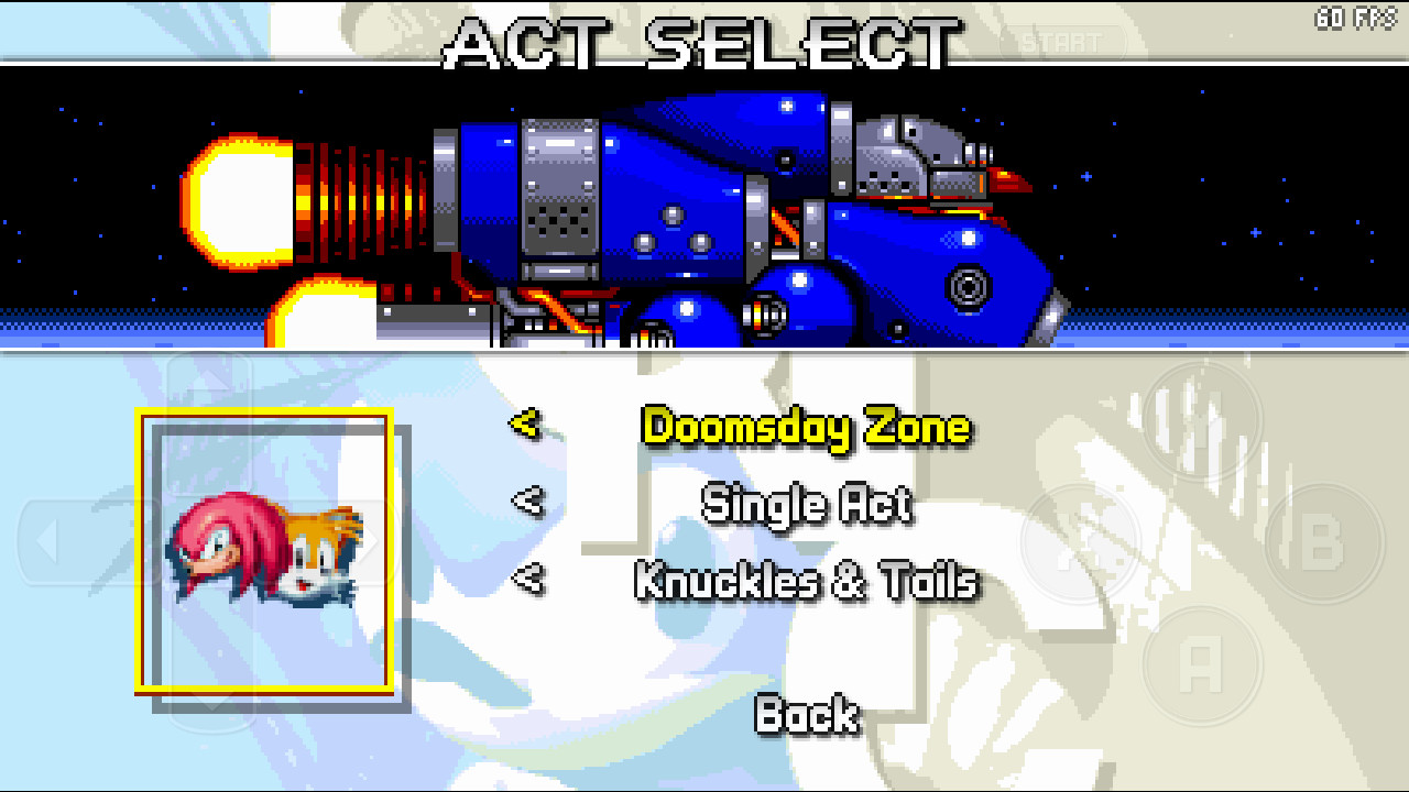 Mania-Styled Act Select Mod for Sonic 3 A.I.R. | S3AIR Mods