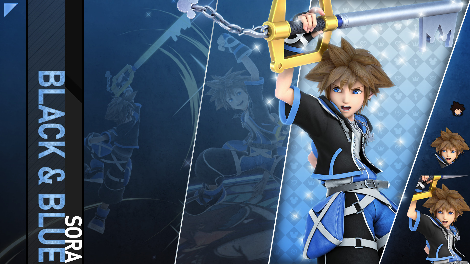 Black and Blue Sora Mod for Super Smash Bros. Ultimate | SSBU Mods
