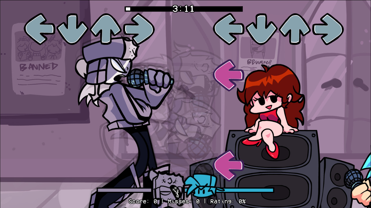 Mid-Fight Masses Reboot Port Mod for Friday Night Funkin' | FNF Mods