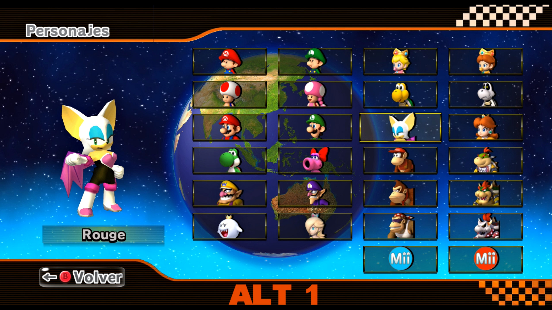 Rouge the Bat (Medium Weight) Mod for Mario Kart Wii | MKWii Mods