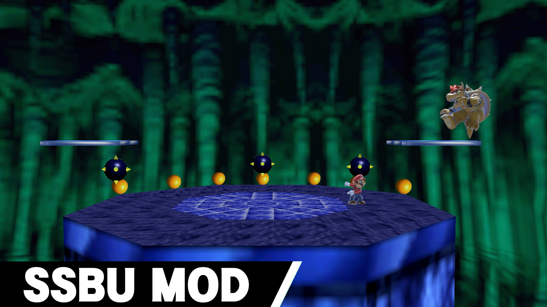 Bowser In The Dark World / Fire Sea / Sky Mod for Super Smash Bros ...