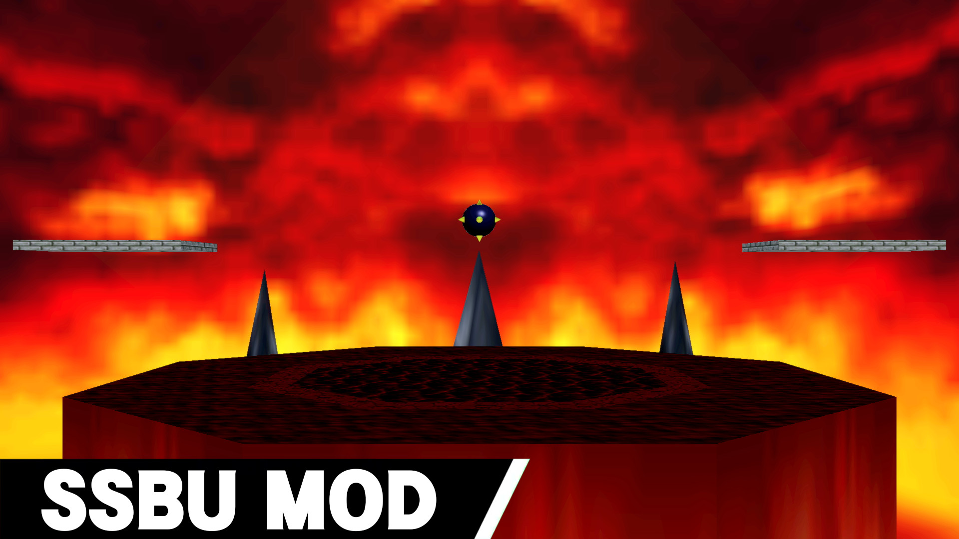 Bowser In The Dark World / Fire Sea / Sky Mod for Super Smash Bros ...