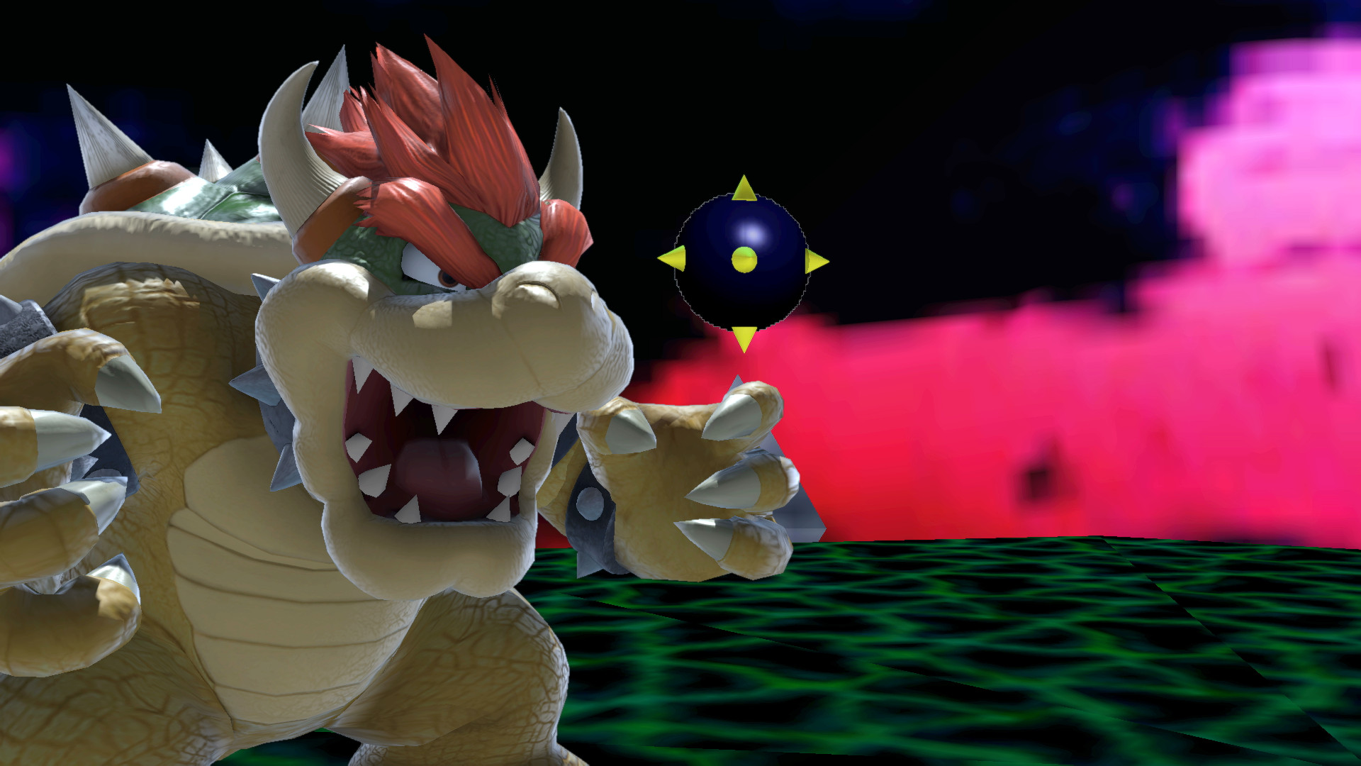 Bowser In The Dark World / Fire Sea / Sky Mod for Super Smash Bros ...