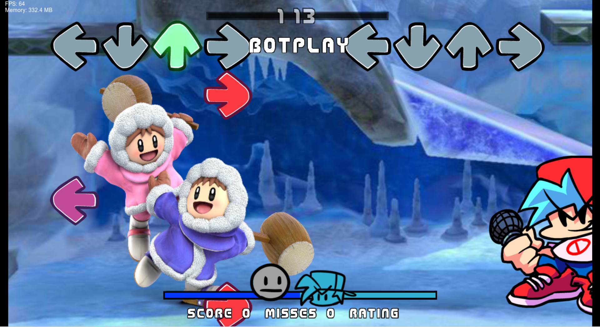 ICE CLIMBERS Mod for Friday Night Funkin' | FNF Mods