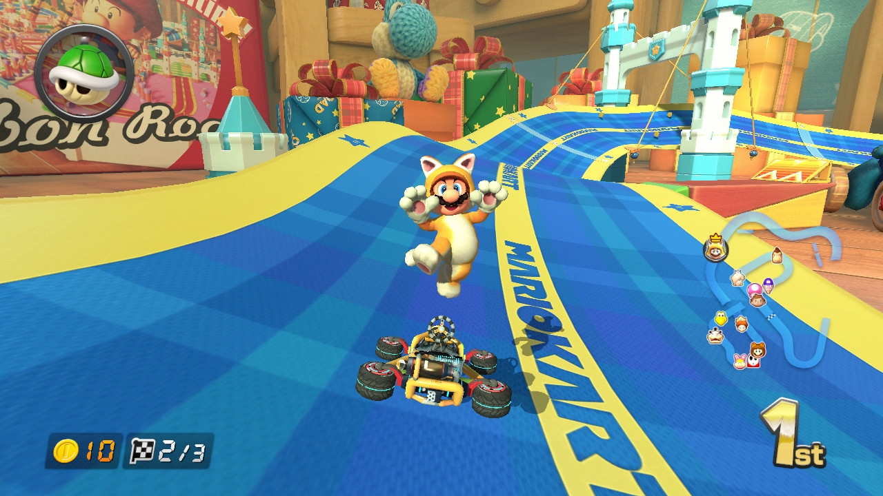 Cat Mario with MKT Animations Mod for Mario Kart 8 | MK8 Mods