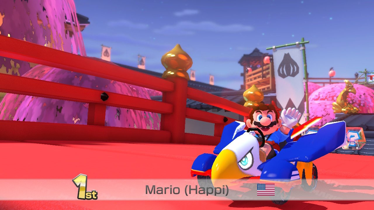 Mario (Happi) w/ Tour Animations Mod for Mario Kart 8 Deluxe | MK8D Mods