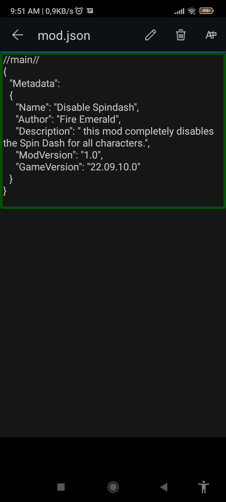 Disable spindash Mod for Sonic 3 A.I.R. | S3AIR Mods