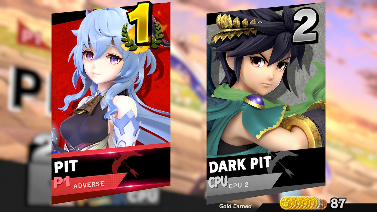 Ganyu Render UI Mod for Super Smash Bros. Ultimate | SSBU Mods