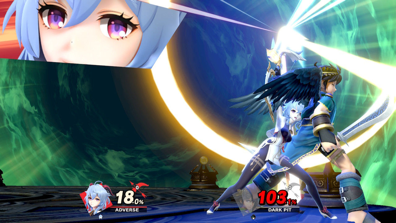 Ganyu Render UI Mod for Super Smash Bros. Ultimate | SSBU Mods