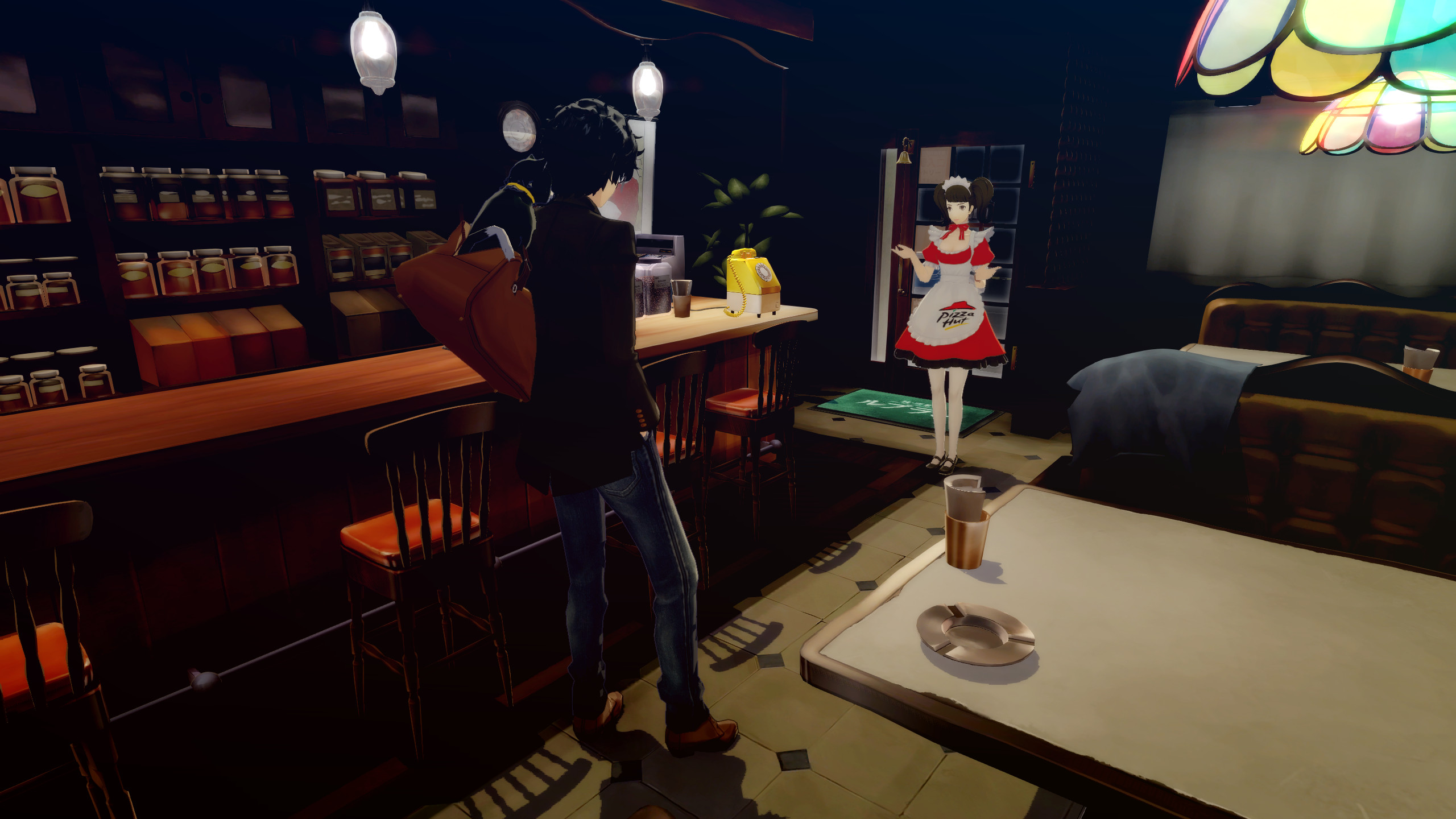 Pizza Hut Maid Kawakami Mod for Persona 5 Royal (PC) | P5R (PC) Mods