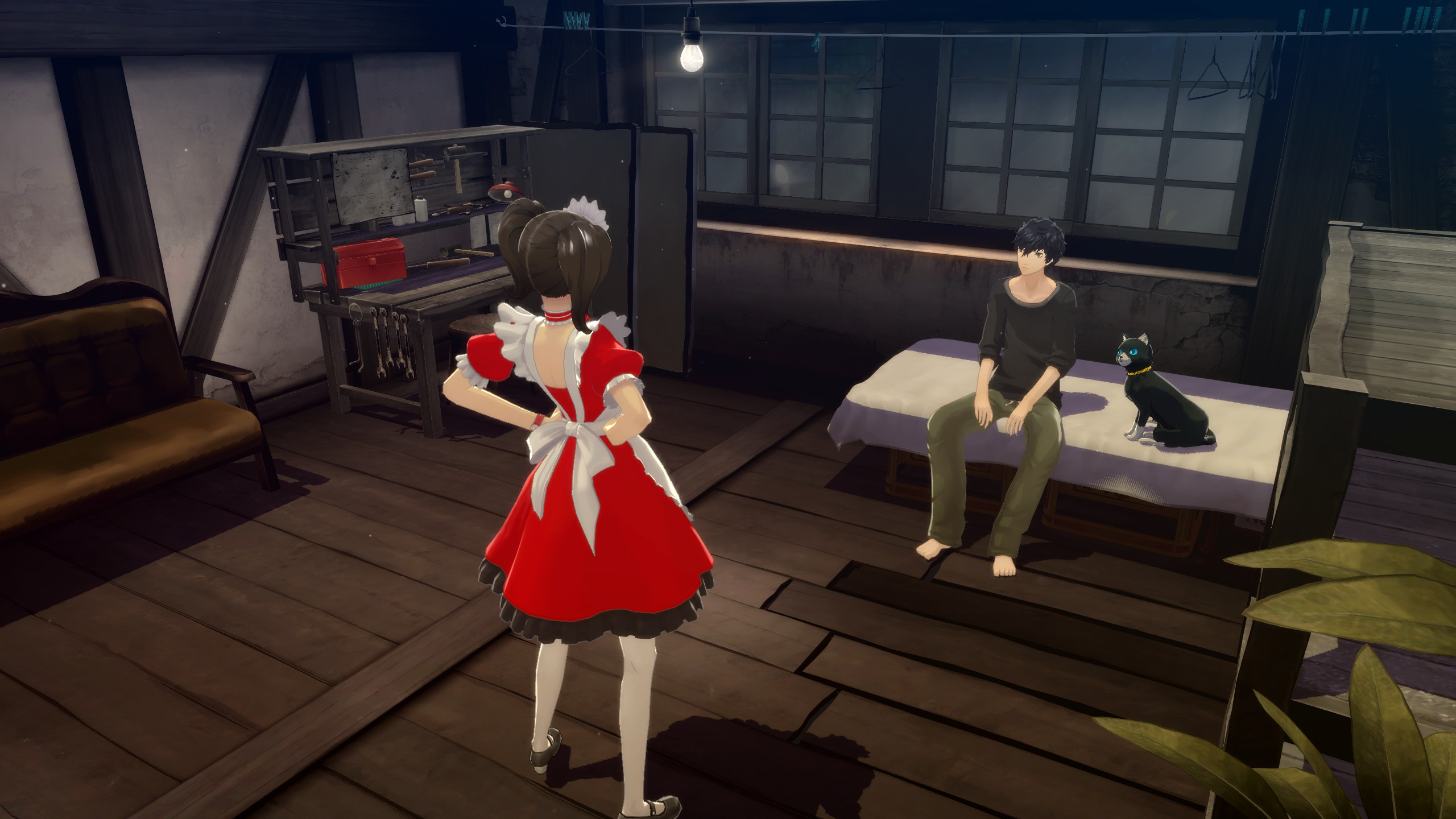 Pizza Hut Maid Kawakami Mod for Persona 5 Royal (PC) | P5R (PC) Mods