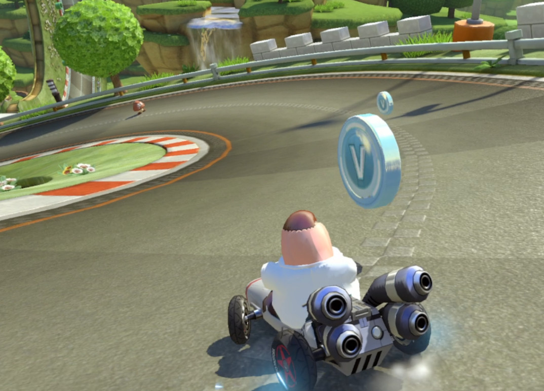 V-Bucks as Coins Mod for Mario Kart 8 | MK8 Mods
