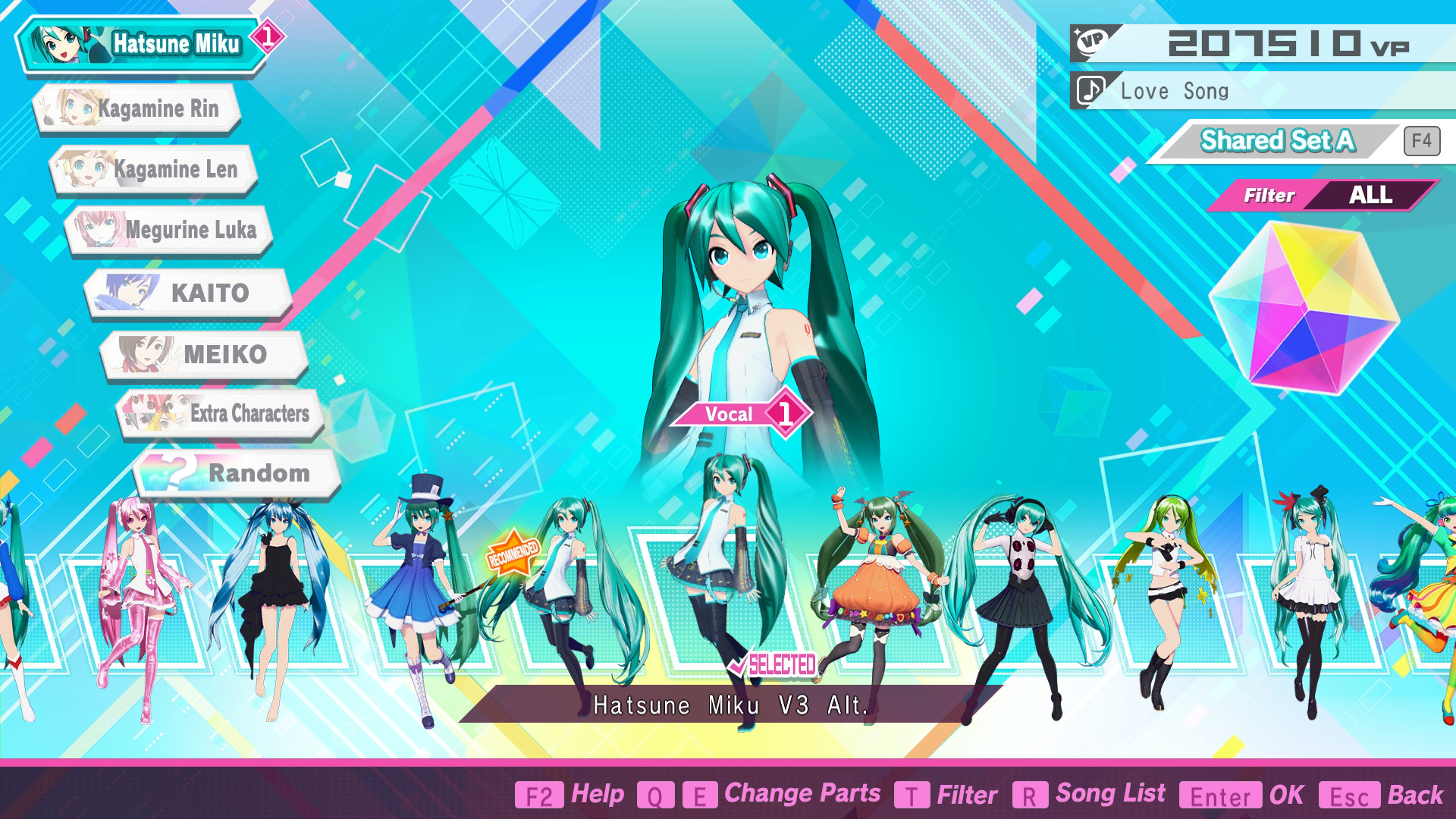 Hatsune Miku V3 Alt. Style Mod for Hatsune Miku: Project DIVA Mega Mix+ | PDMegaMix+ Mods