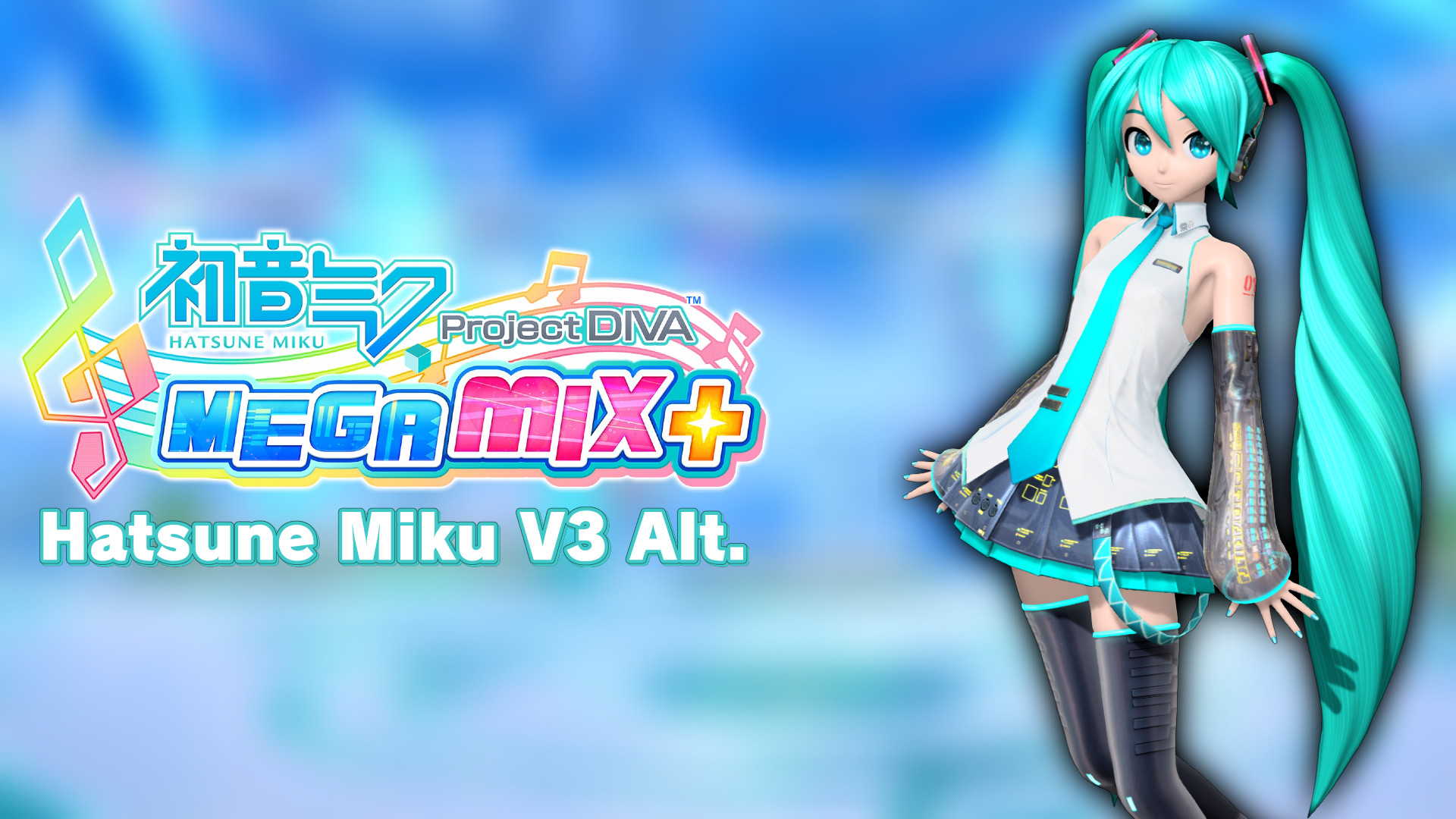 Hatsune Miku V3 Alt. Style Mod for Hatsune Miku: Project DIVA Mega Mix+ | PDMegaMix+ Mods