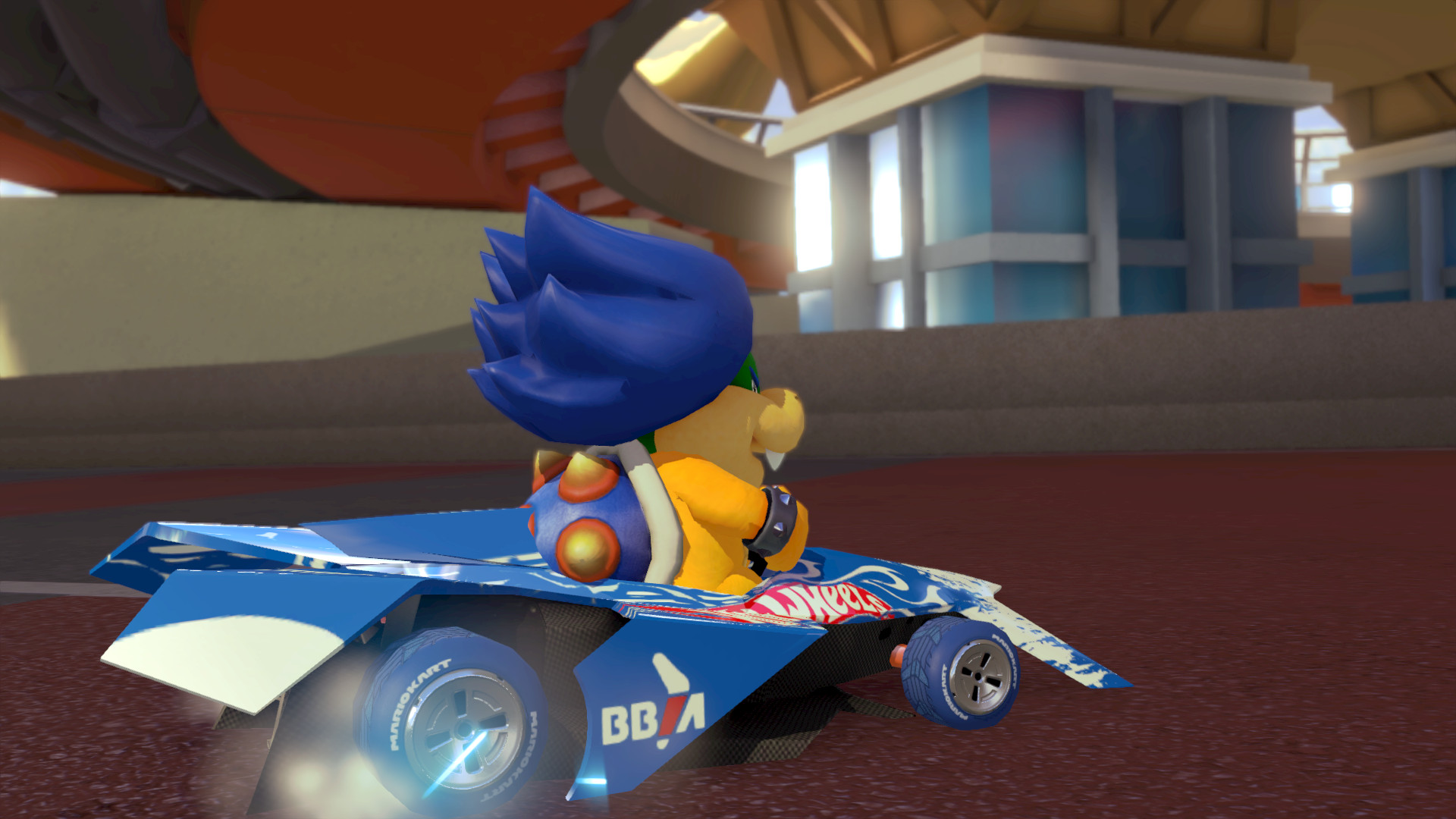 Hot Wheels Bad to the Blade over Circuit Special [Mario Kart 8 Deluxe ...