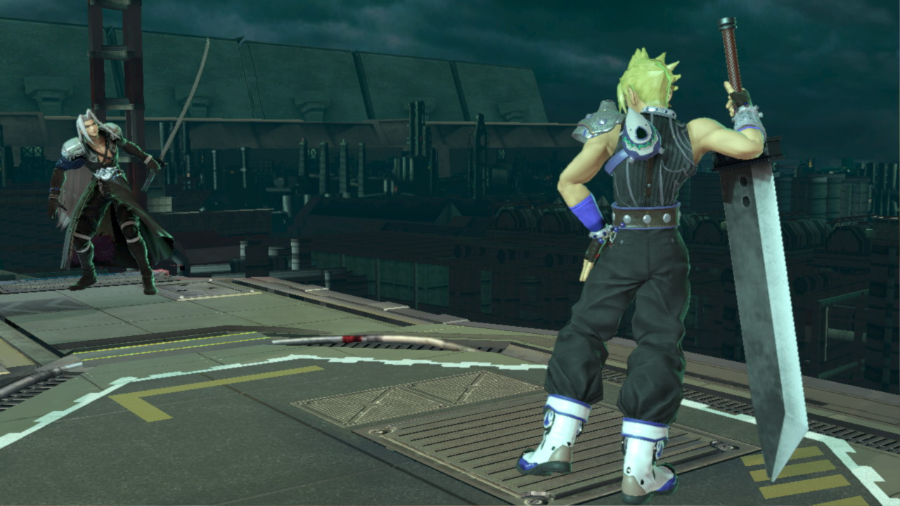 Dissidia Cloud (Amano's Design) Mod for Super Smash Bros. Ultimate ...