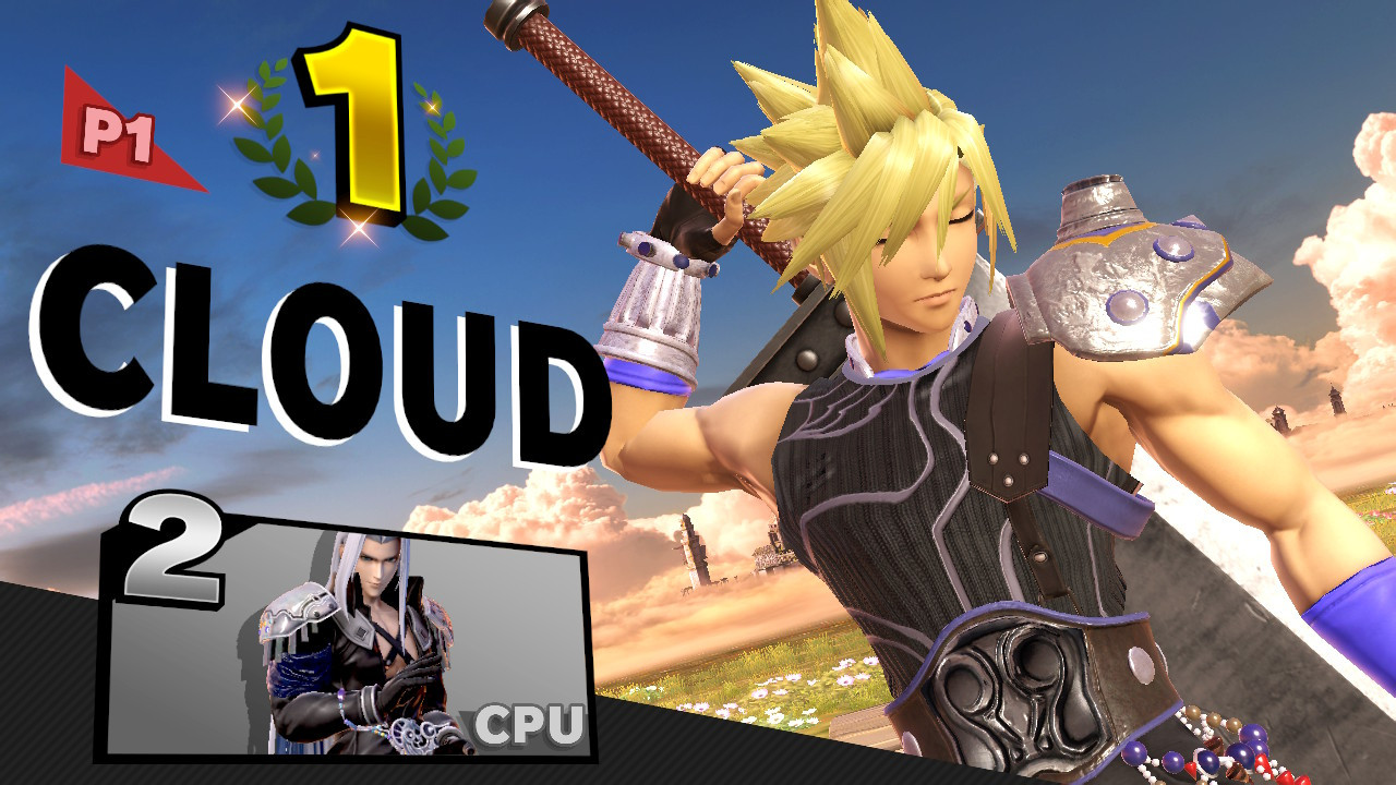 Dissidia Cloud (Amano's Design) Mod for Super Smash Bros. Ultimate | SSBU Mods