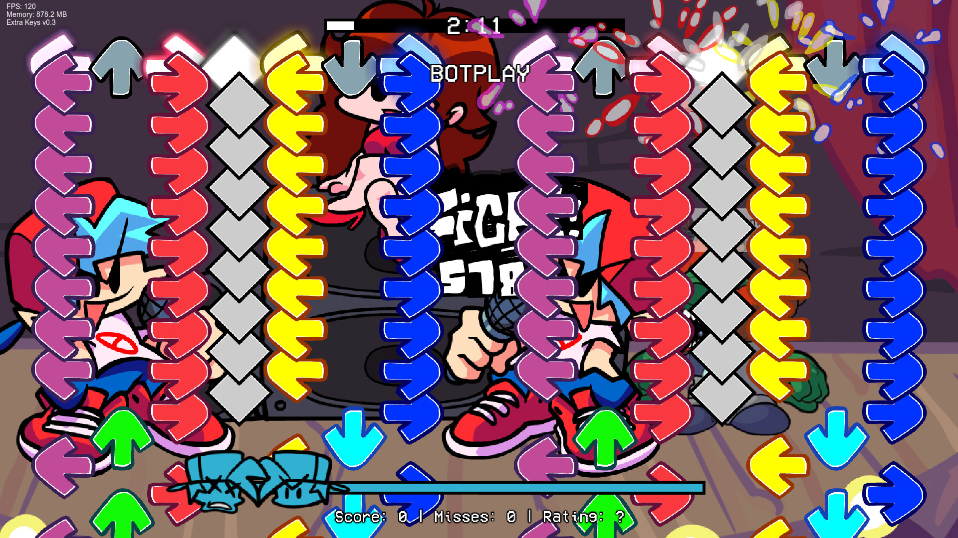 Bytes 7key (FAN CHART) [Friday Night Funkin'] [Mods]