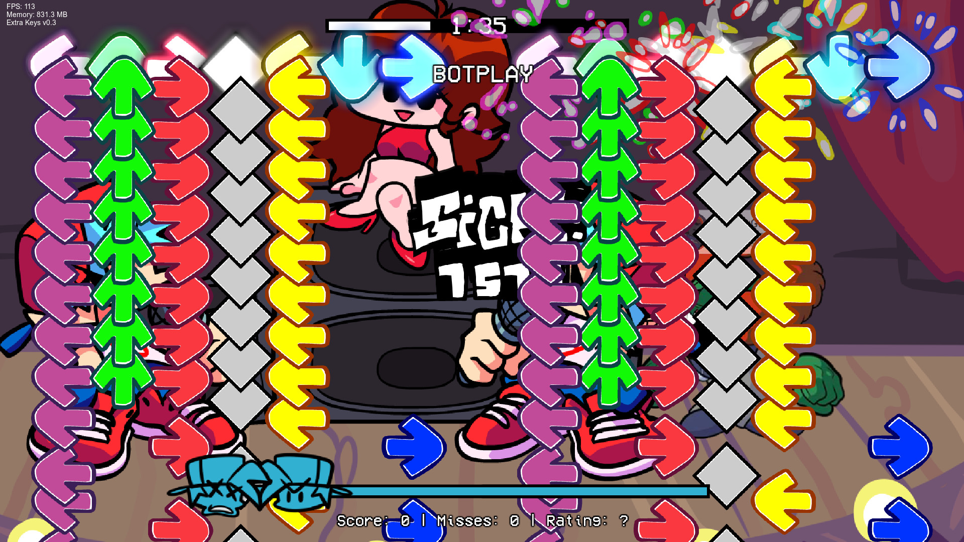 Bytes 7key (FAN CHART) [Friday Night Funkin'] [Mods]