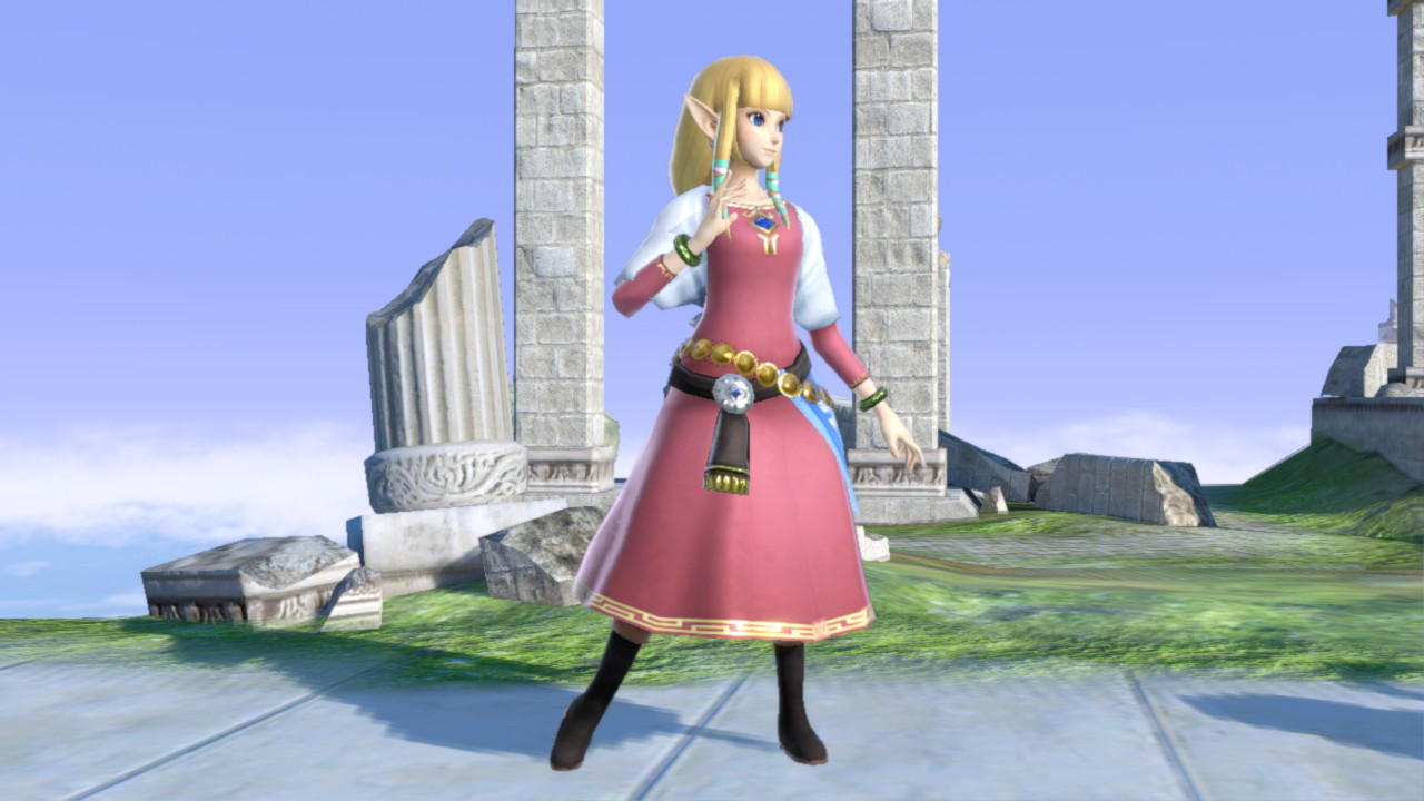 Zelda (Skyloft) Mod for Super Smash Bros. Ultimate | SSBU Mods