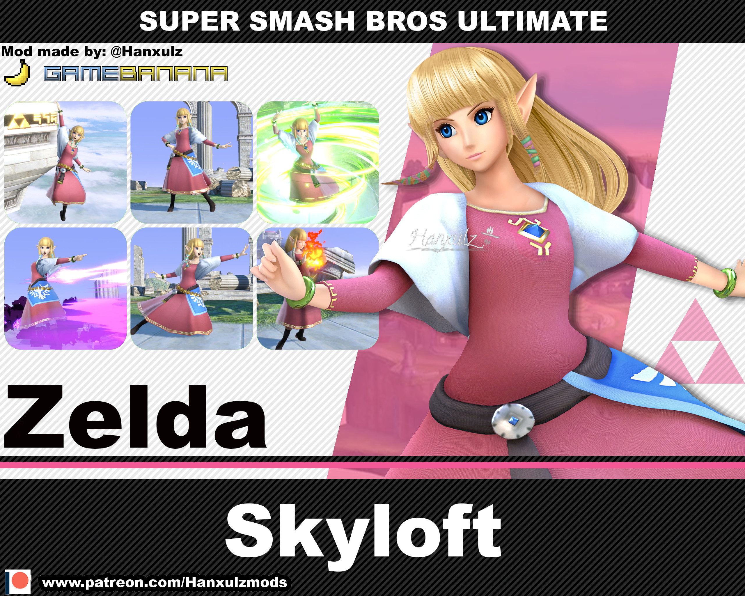 Zelda (Skyloft) Mod for Super Smash Bros. Ultimate | SSBU Mods
