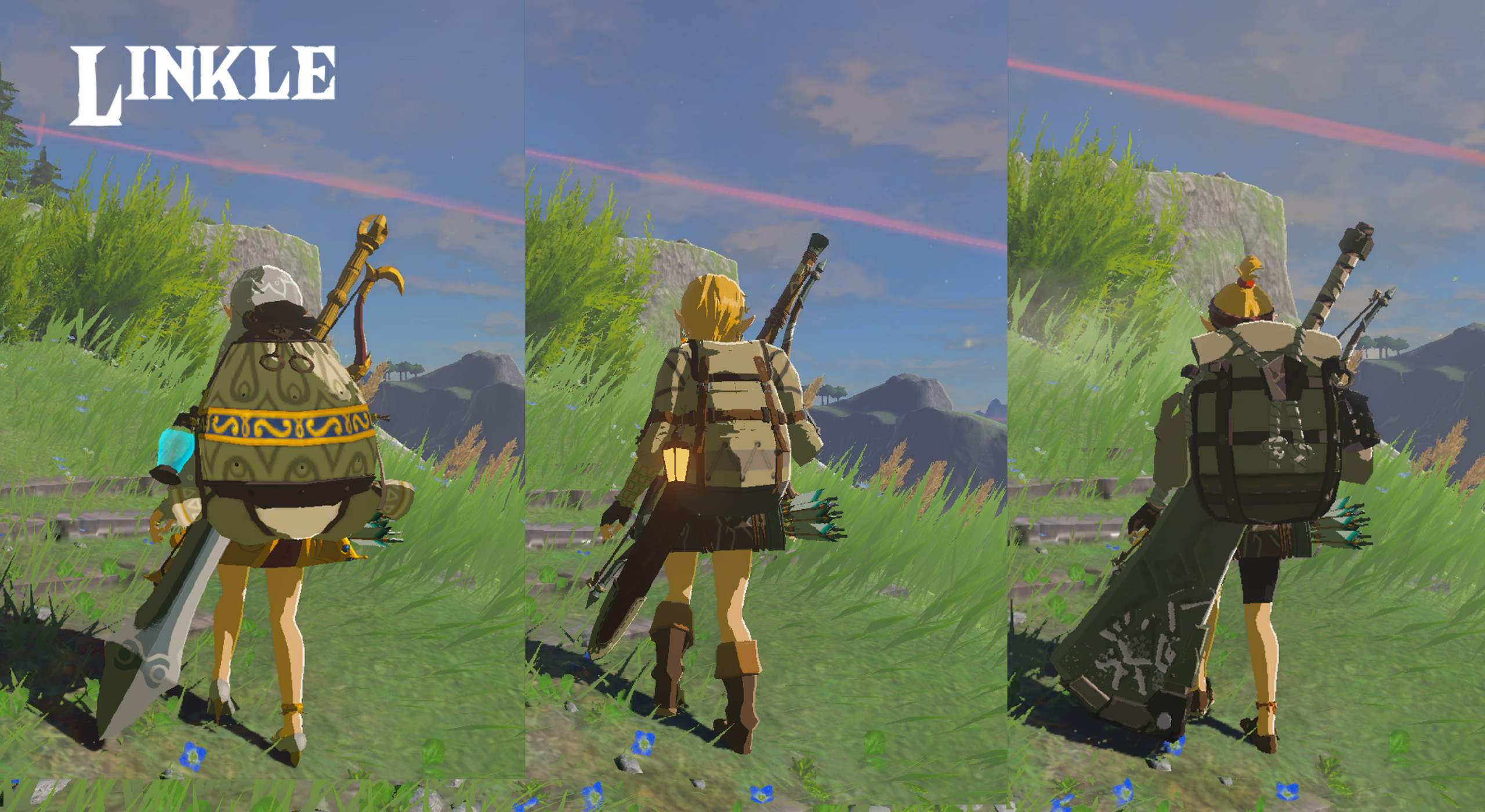 3TypeBackPackMOD Mod for The Legend of Zelda: Breath of the Wild (WiiU ...