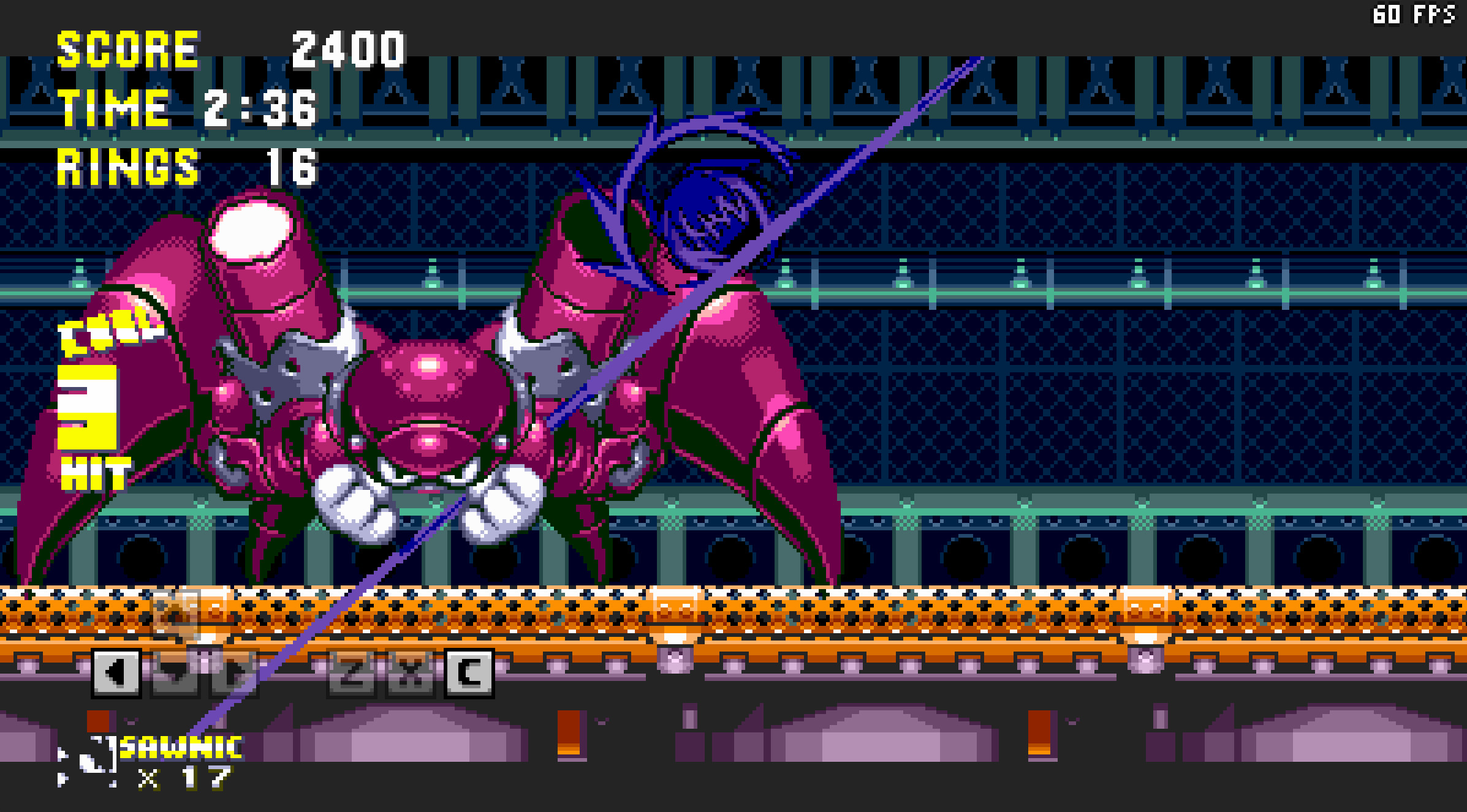 SAWNIC (Official Newtrogic Panic Sonic mod) Mod for Sonic 3 A.I.R. | S3AIR Mods