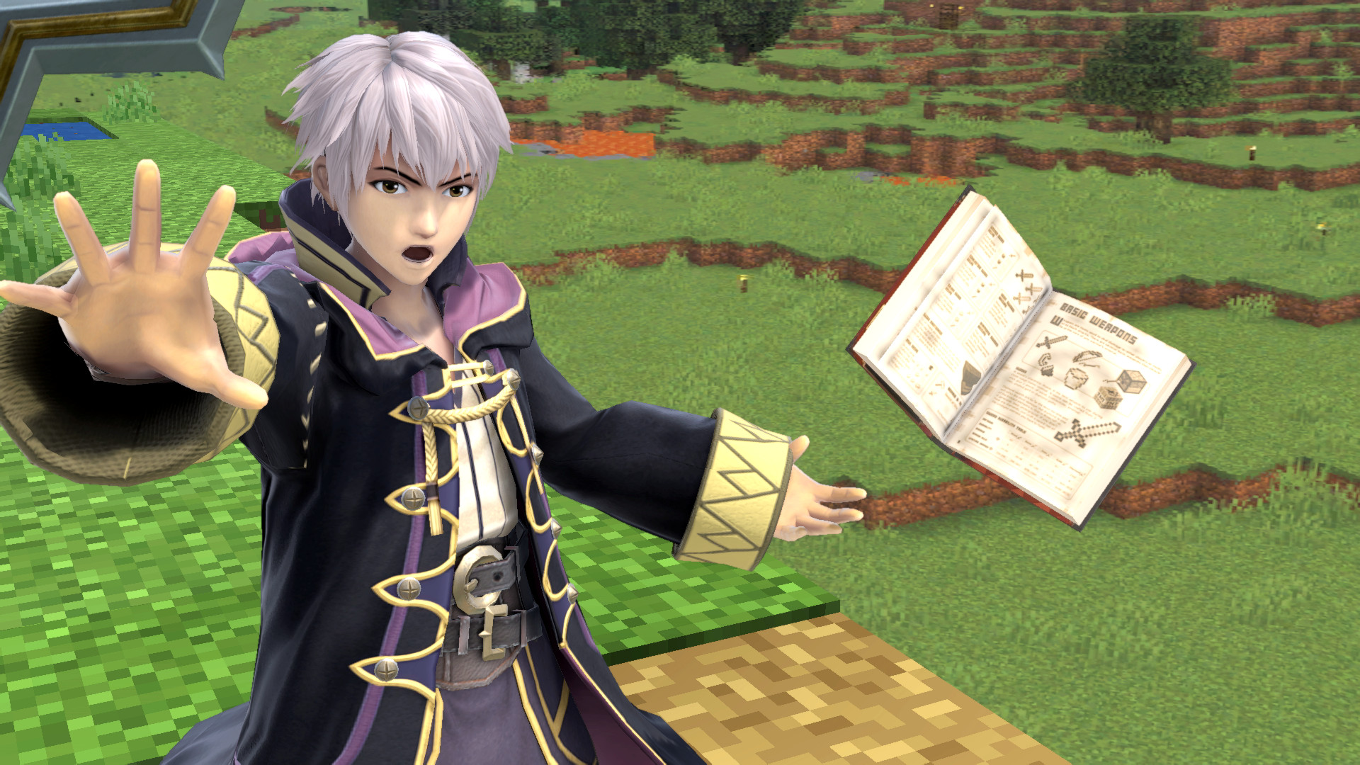 Minecraft Guidebook Robin Mod for Super Smash Bros. Ultimate | SSBU Mods
