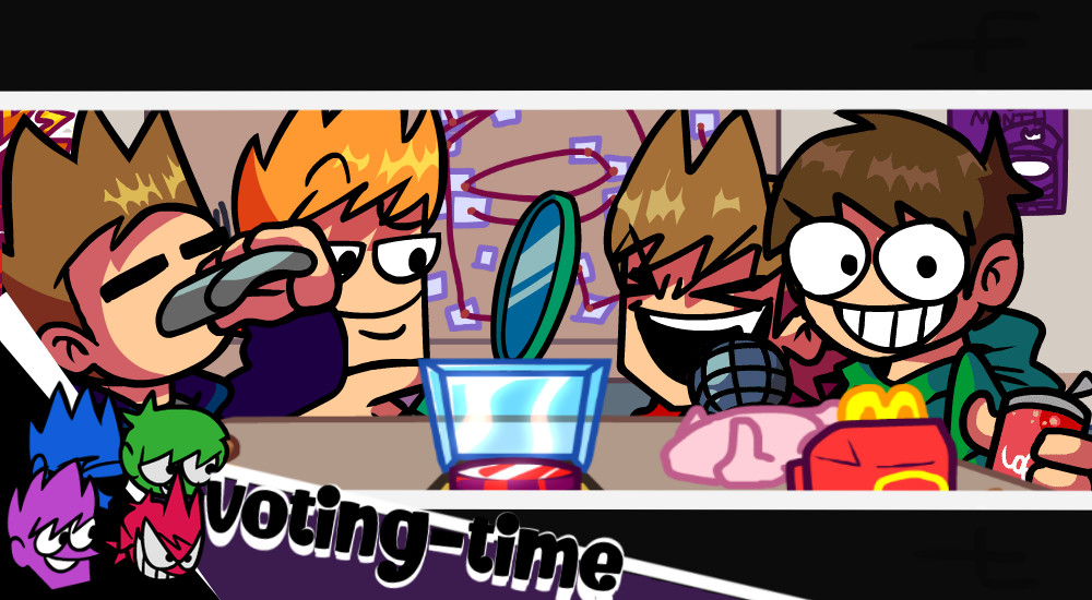voting-time but eddswrold Mod for Friday Night Funkin' | FNF Mods