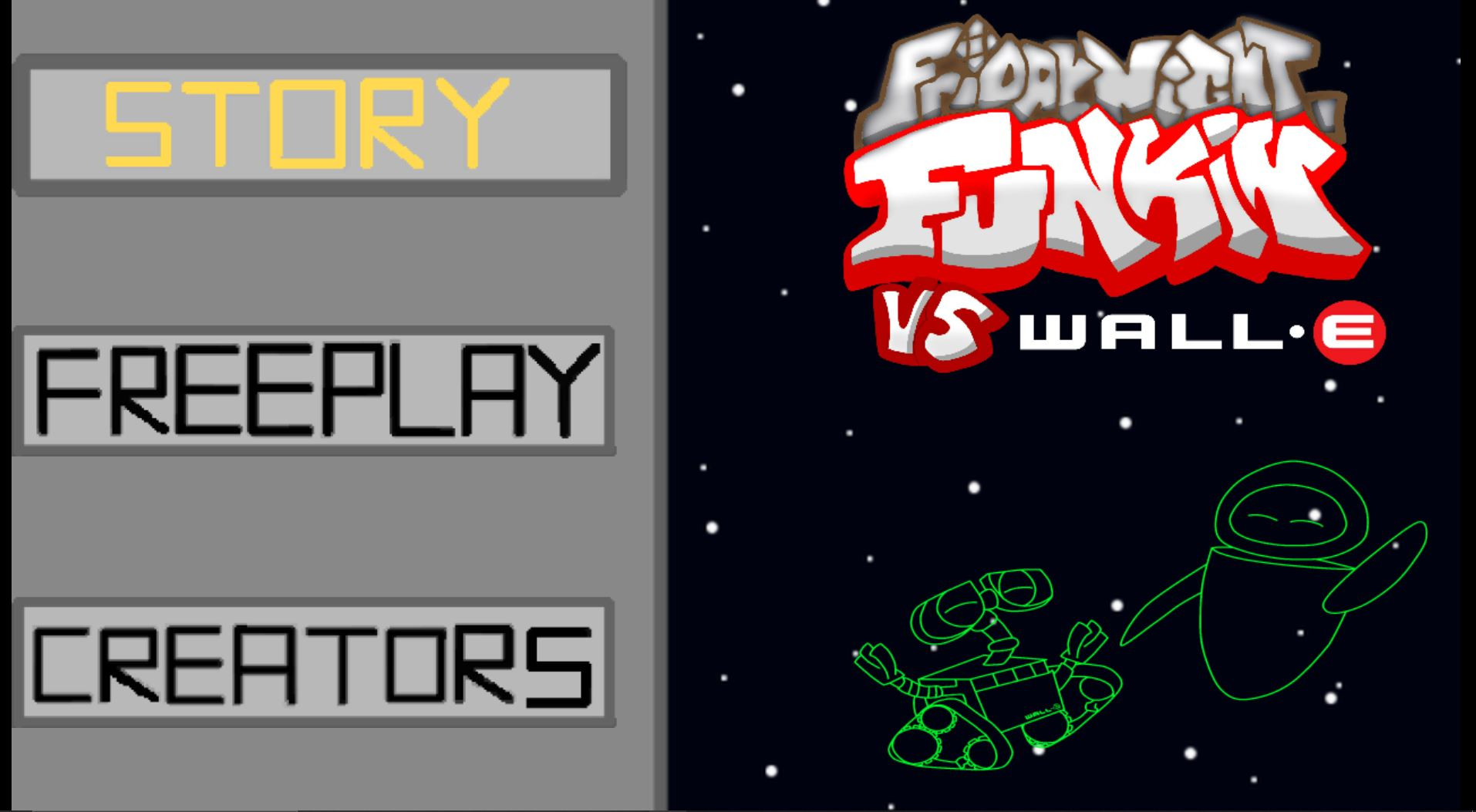 FNF VS WALL-E Mod for Friday Night Funkin' | FNF Mods