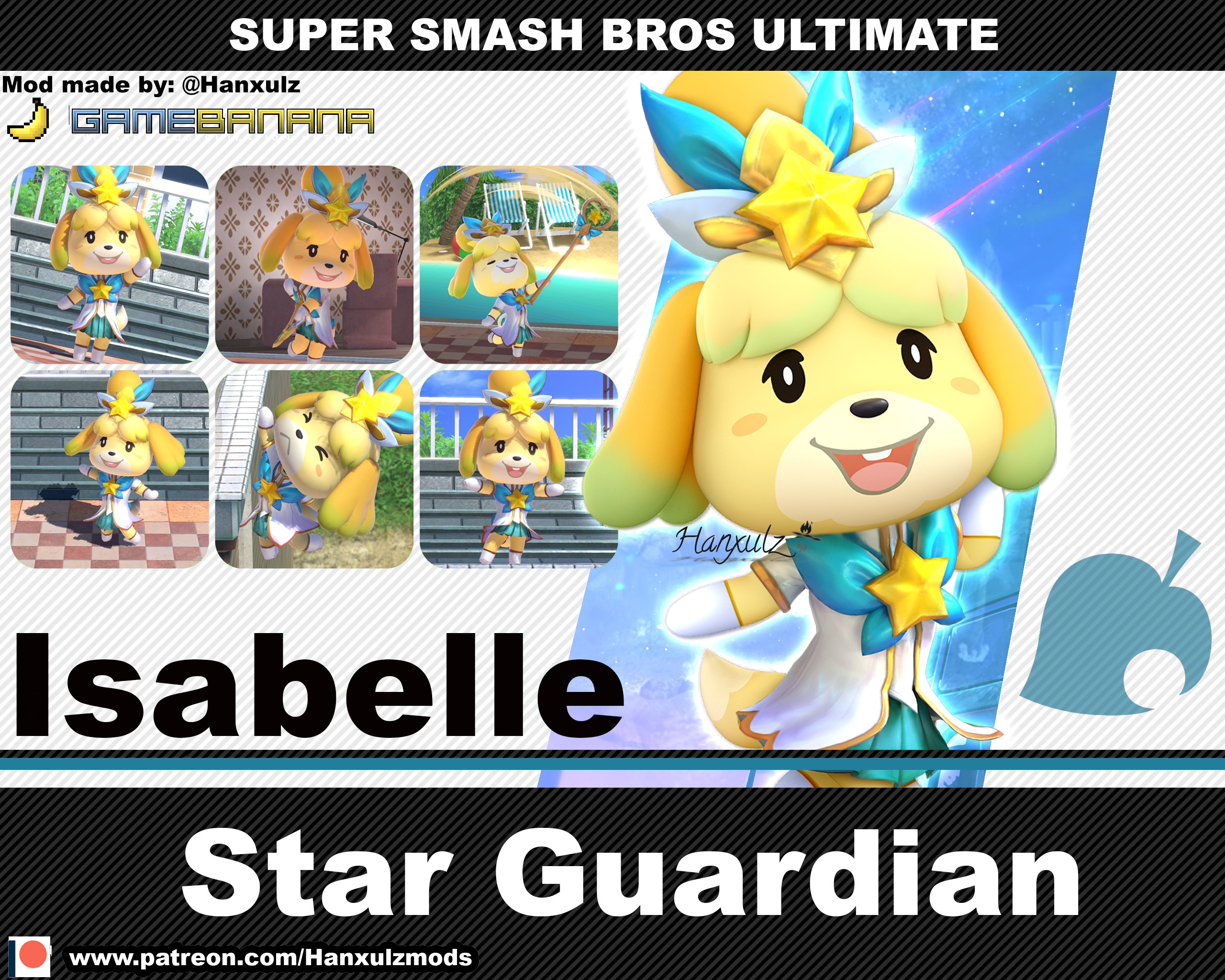 Isabelle (Star Guardian) Mod for Super Smash Bros. Ultimate | SSBU Mods