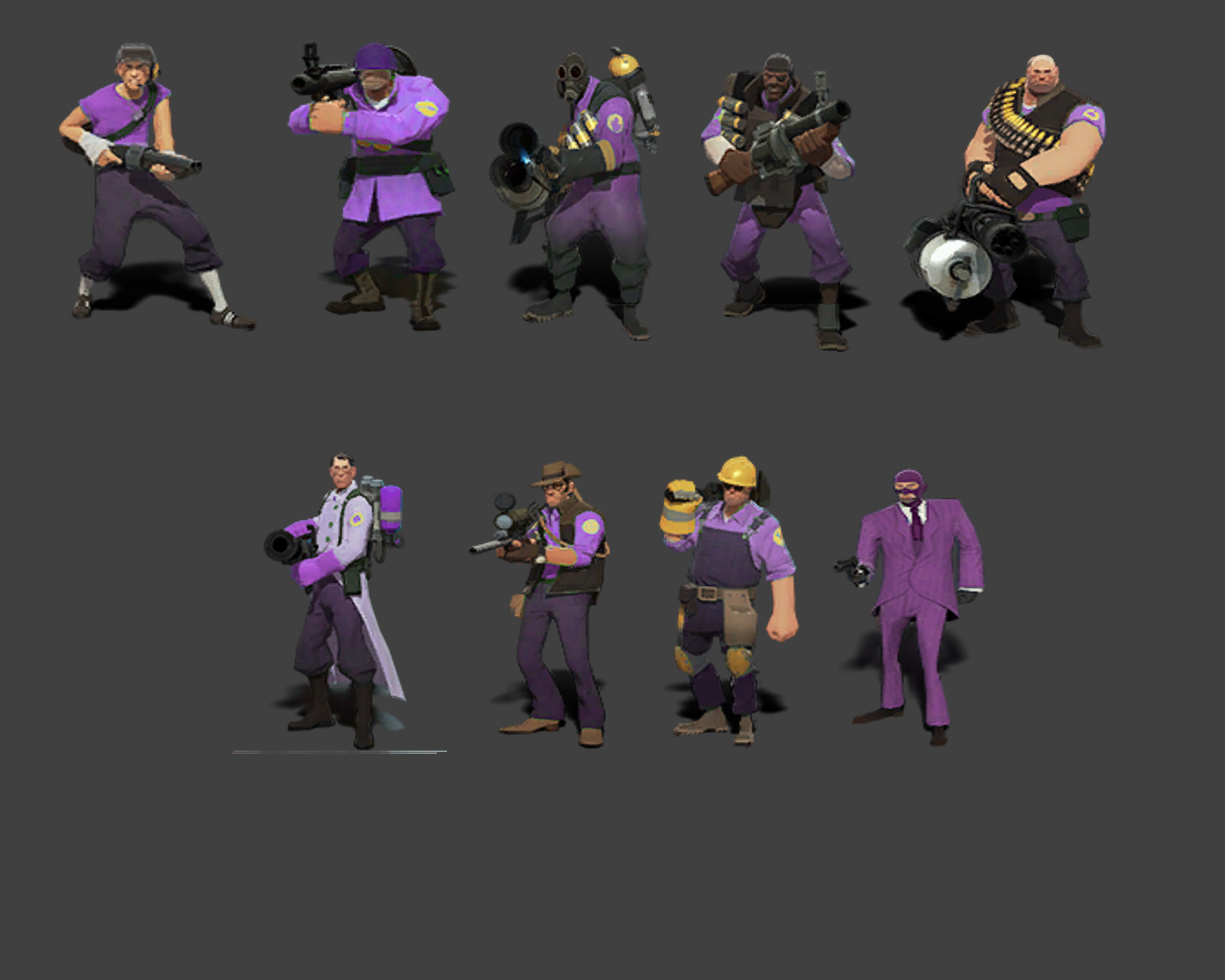TF2C Class select Portraits. Mod for Open Fortress | OF Mods