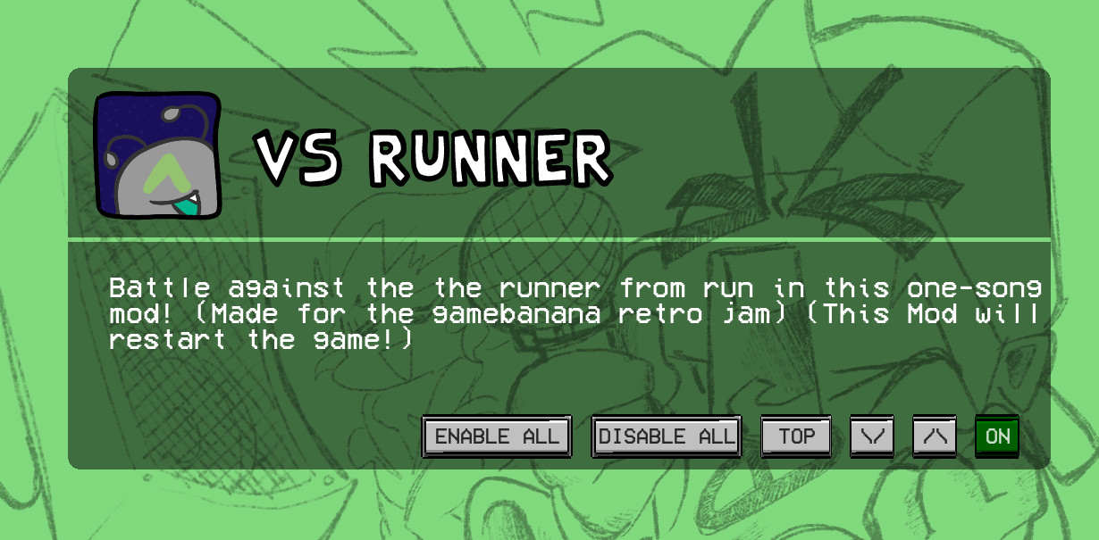 VS RUNNER - Friday Night Funkin' Mod for Friday Night Funkin' | FNF Mods