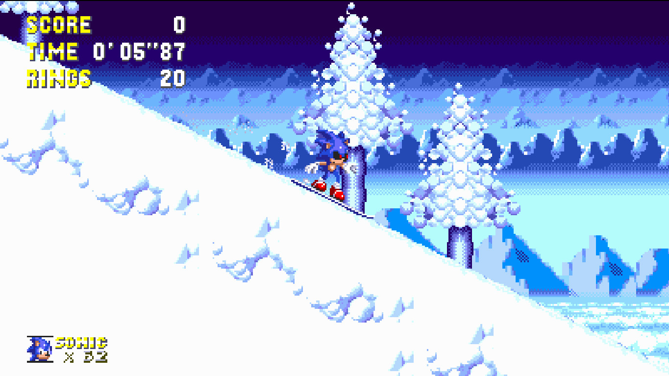 Sonic.EXE Snowboarding [Sonic 3 A.I.R.] [Mods]