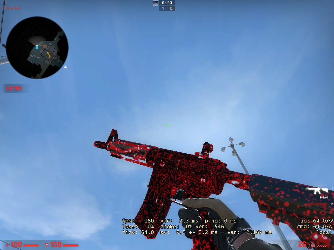 M4A4/AK47 | Blood Mod for Counter-Strike: Global Offensive | CS:GO Mods