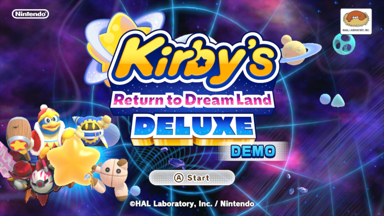 Spacey Title Screen Mod for Kirby's Return to Dreamland Deluxe | KRTDD Mods