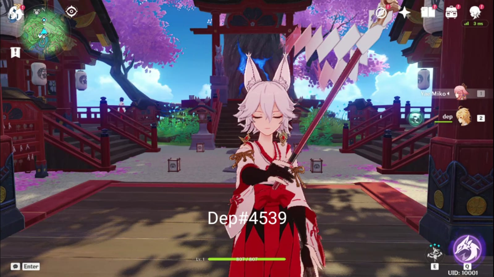 Kitsune Saigu As Yae Mod for Genshin Impact | GI Mods