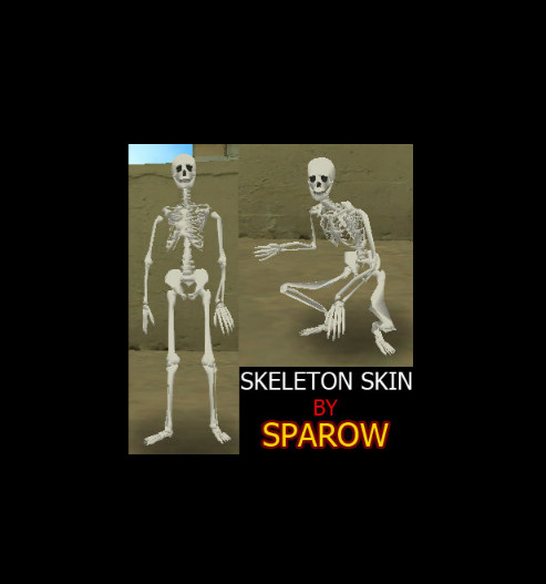Skeleton Skin Mod for Grand Theft Auto: Vice City | GTA:VC Mods