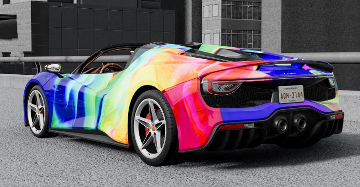 7 Skins, Colorable, All Vehicles Mod for BeamNG.drive | BeamNG Mods