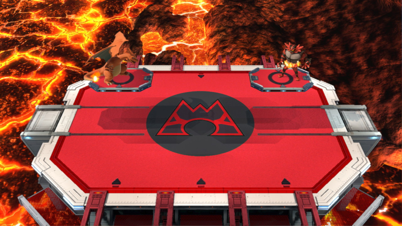 Groudon's Fiery Caldera (Team Magma Stadium) Mod for Super Smash Bros. Ultimate | SSBU Mods
